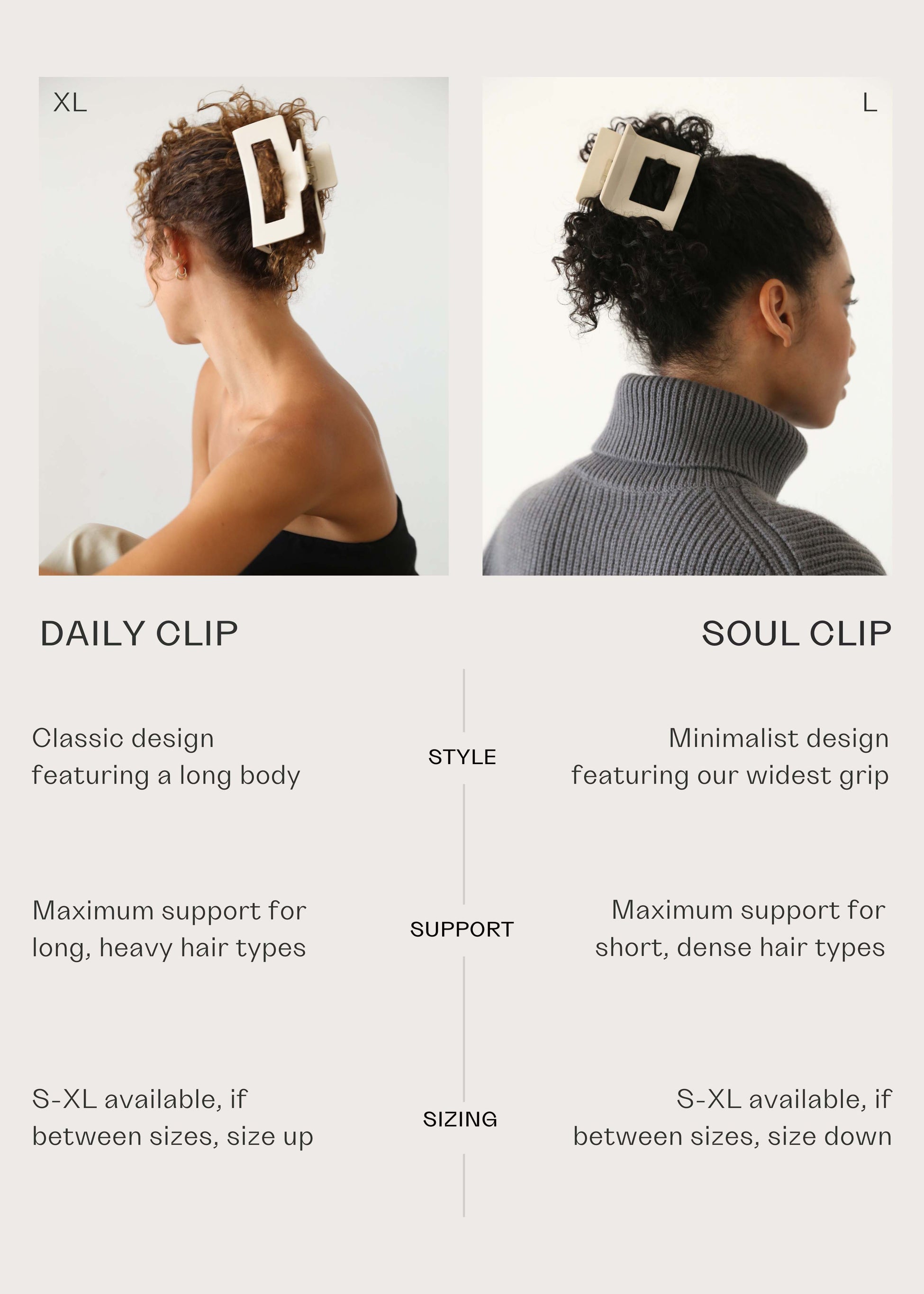 Soul Clip - Birch | Claw Clip | Kōv Essentials