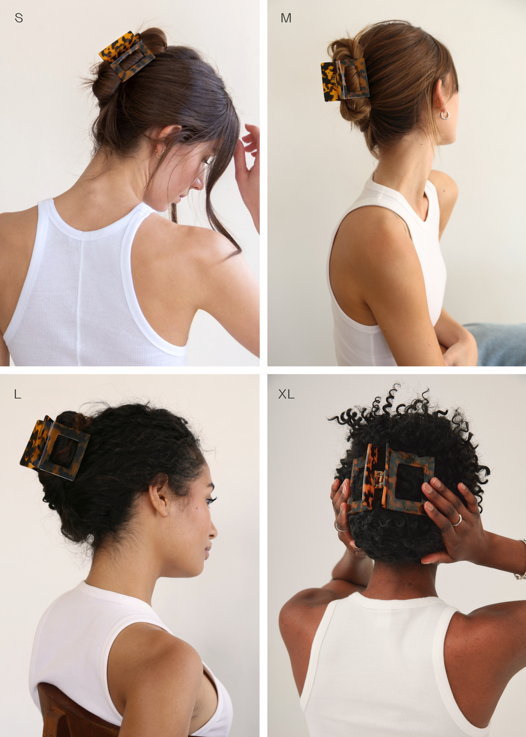 Soul Clip in Deep Tortoise | Large claw clip for thick hair – Kōv ...